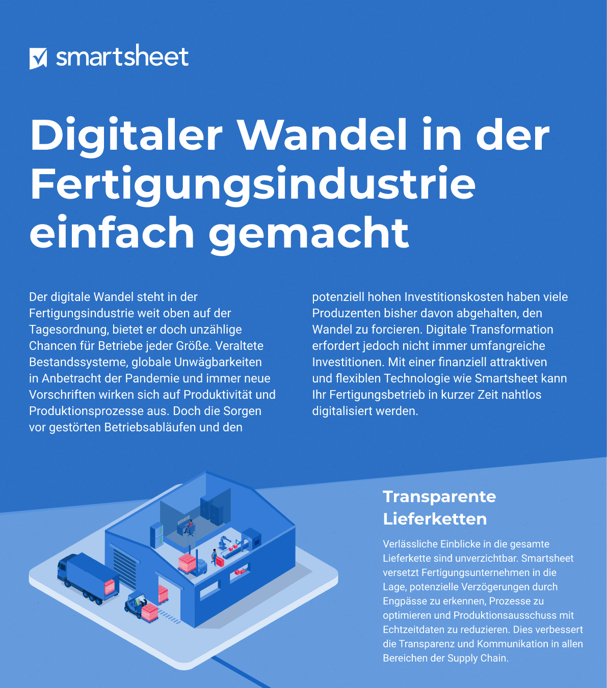 Digitaler Wandel in der Fertigungsindustrie einfach gemacht | Smartsheet