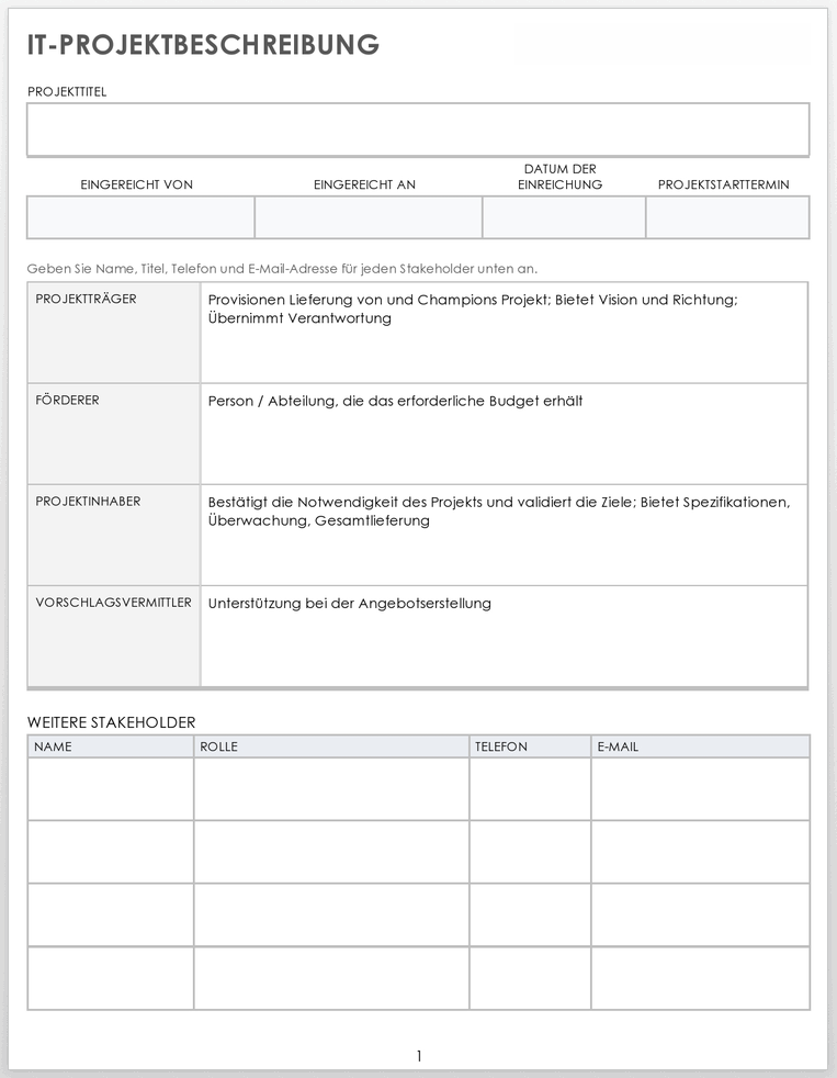 Verfassen Sie mithilfe von Beispielen eine Projektbeschreibung | Smartsheet