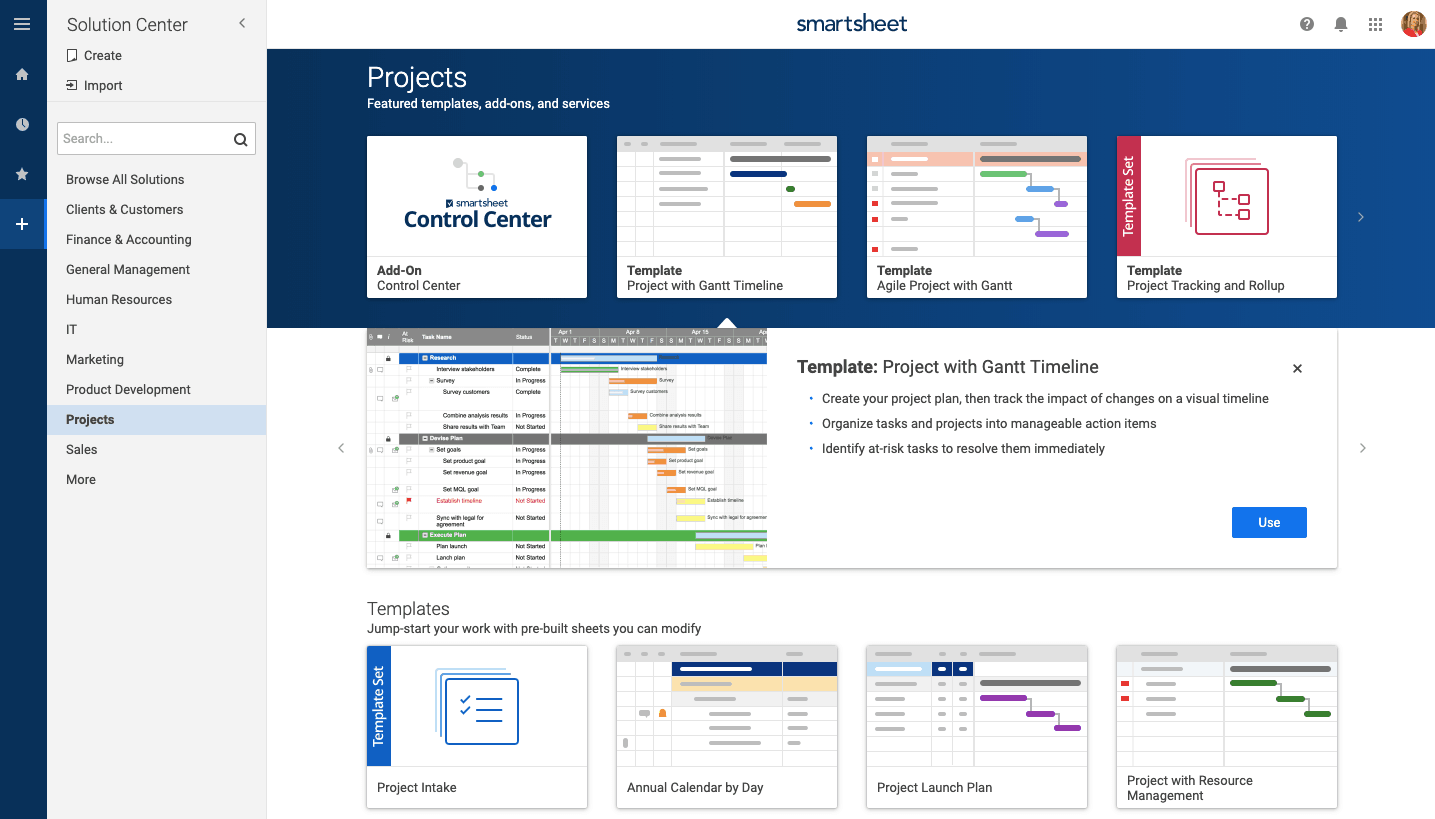 Kostenlose Excel Vorlage für Projektplanung | Smartsheet