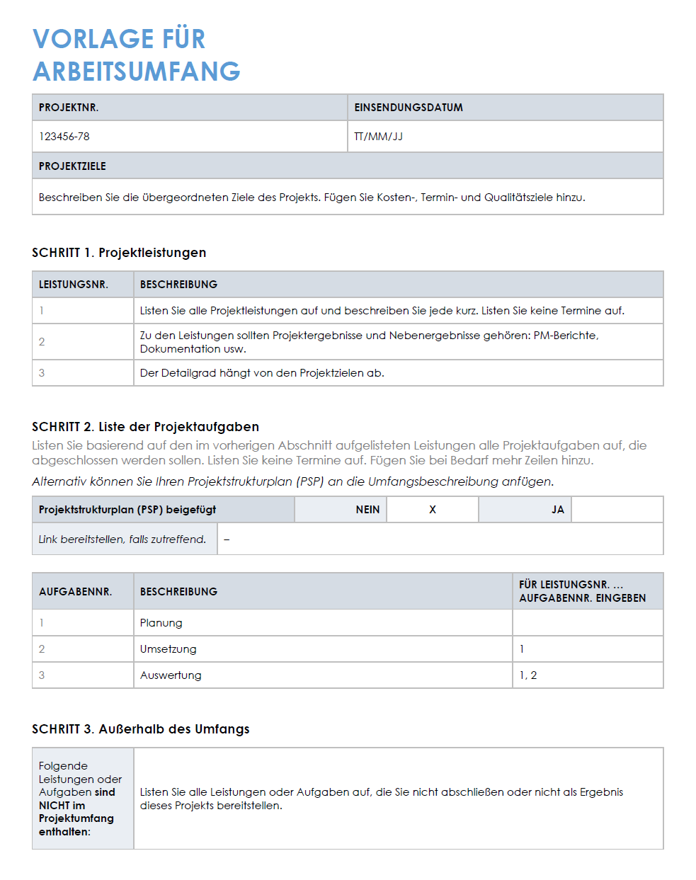 Kostenlose Microsoft Word-Vorlagen zur Dokumentation des Arbeitsumfangs ...