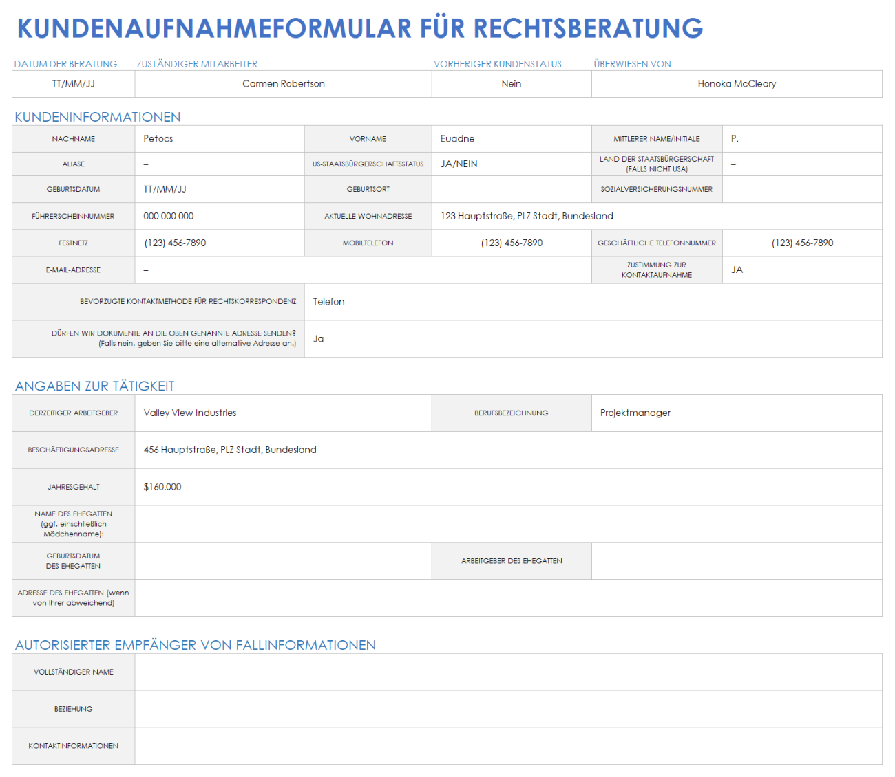 Kostenlose Vorlagen und Formulare für die Kundenaufnahme | Smartsheet