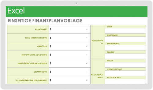 Kostenlose Vorlagen für die Finanzplanung - Excel, Word, Smartsheet
