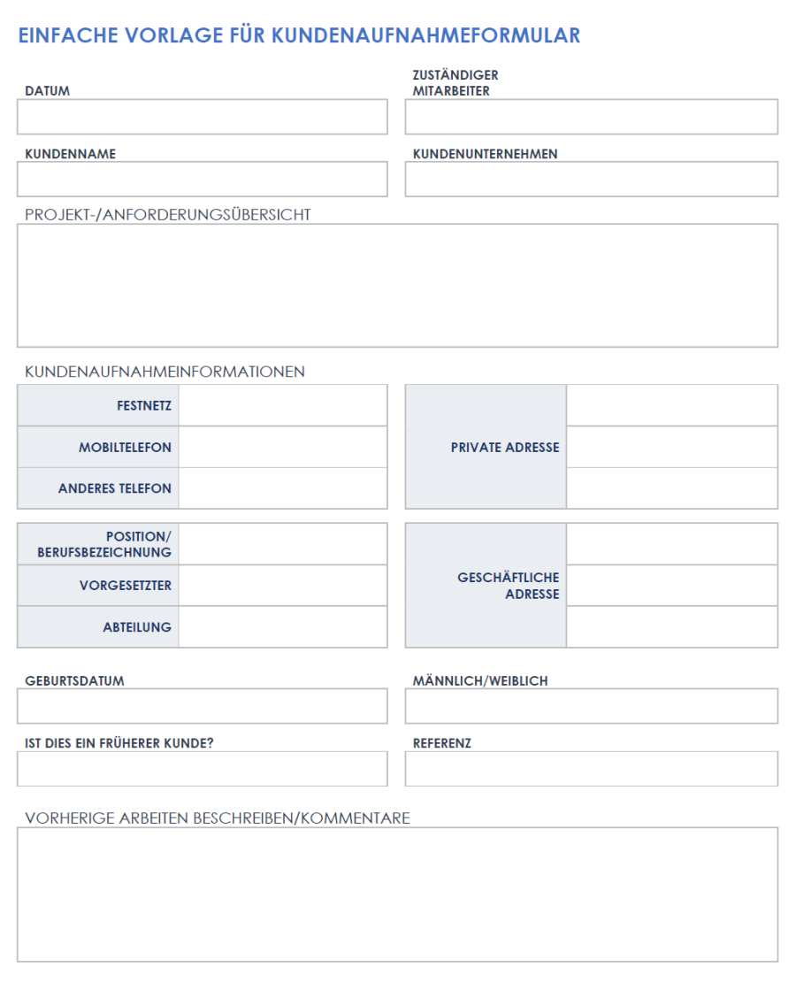 Kostenlose Vorlagen für Kundenmanagement und -erfassung | Smartsheet