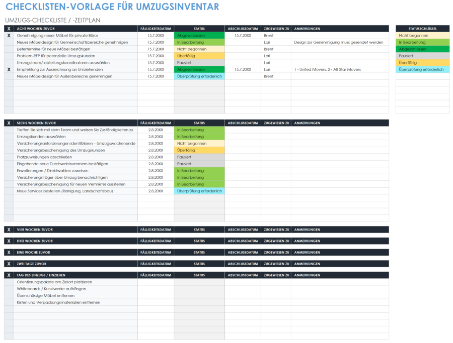 Kostenlose Vorlagen für Inventarlisten | Smartsheet