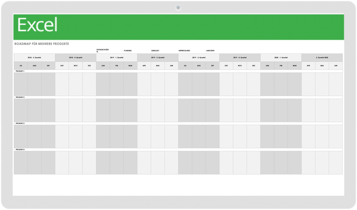 Free Product Roadmap Templates - Smartsheet