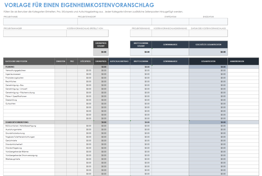 Kostenlose Projektkostenvorlagen | Smartsheet