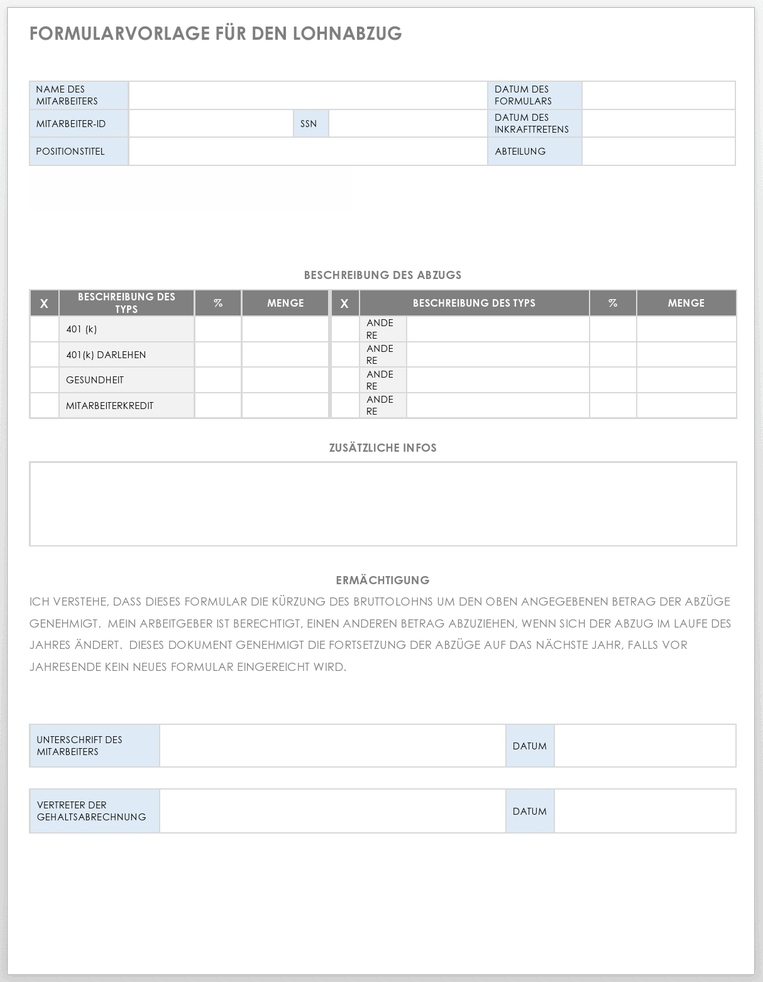 15 kostenlose Vorlagen für die Lohn- und Gehaltsabrechnung | Smartsheet