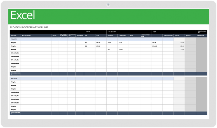 Kostenlose Vorlagen für die Finanzplanung - Excel, Word, Smartsheet
